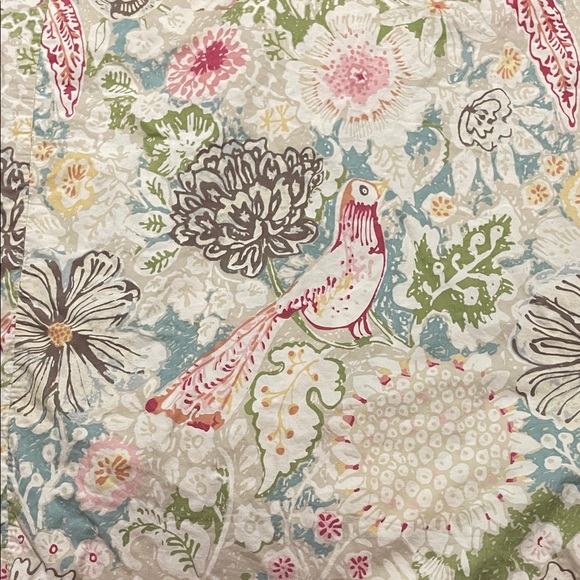 Pier 1 | Bedding | Pier Floral And Bird King Duvet Cover Shams | Poshmark